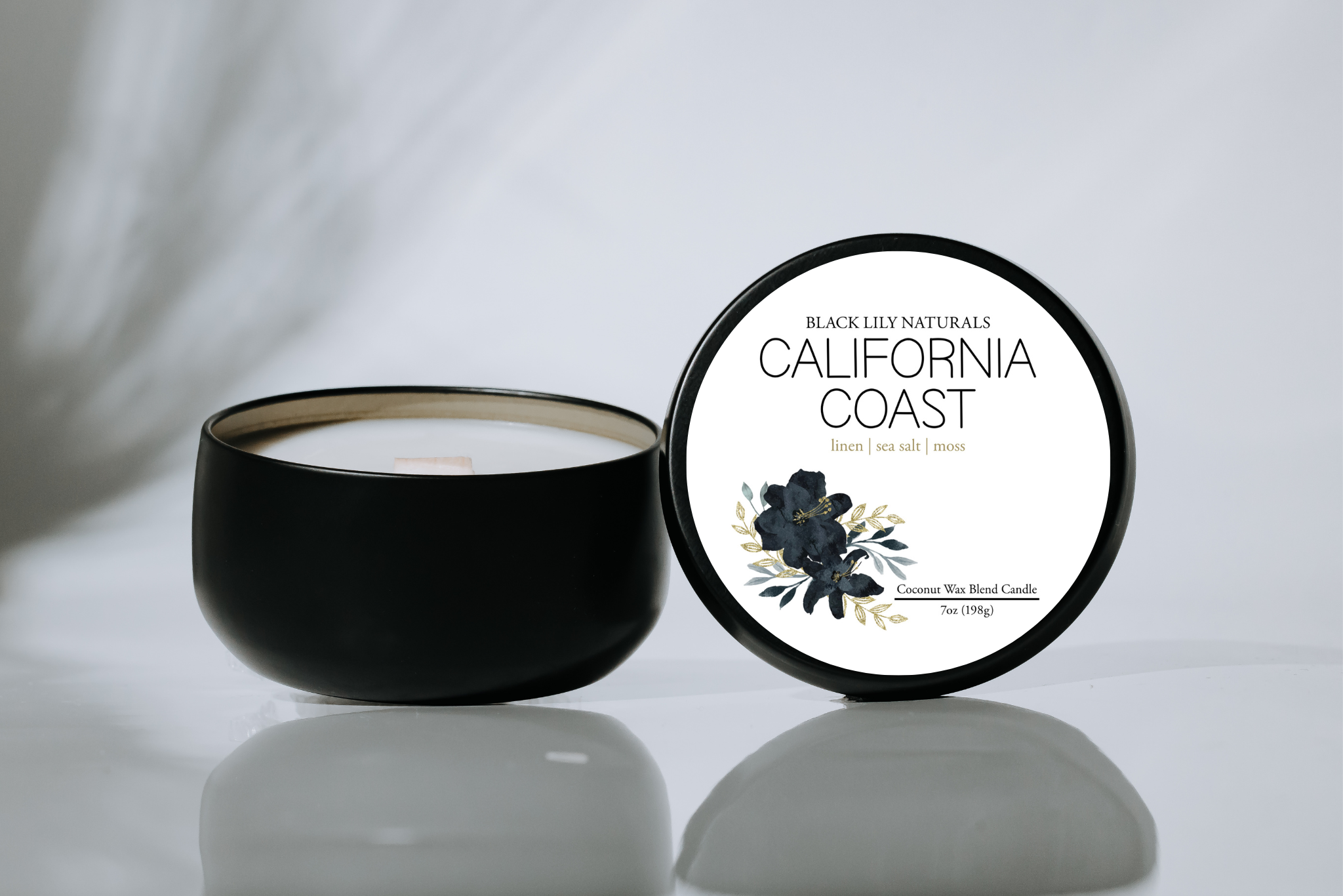 California Coast Candle-7oz – BlackLilyNaturals